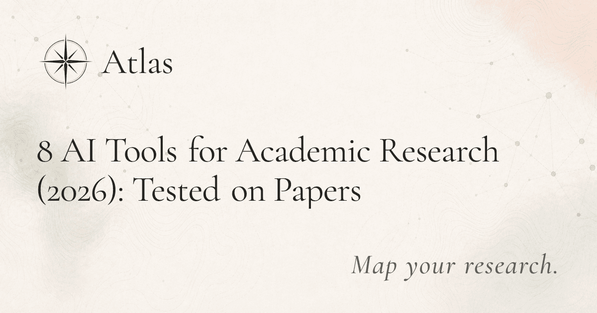 8 AI Tools for Academic Research (2026): Tested on Papers