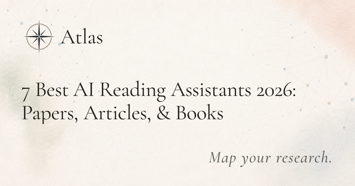 7 Best AI Reading Assistants 2026: Papers, Articles, & Books