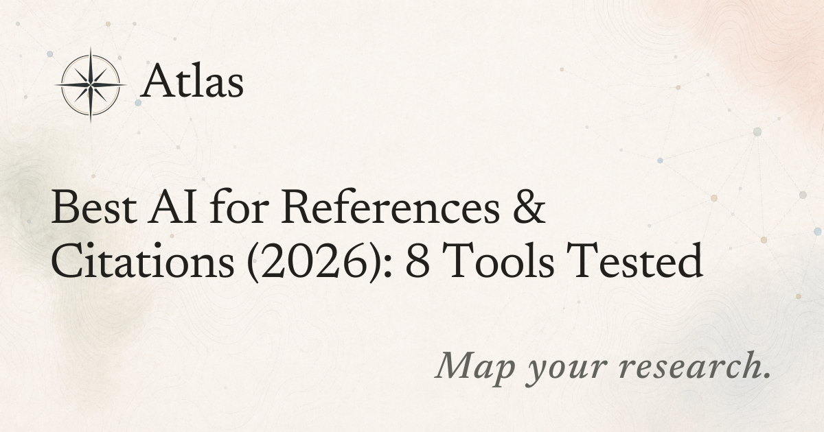 Best AI for References & Citations (2026): 8 Tools Tested