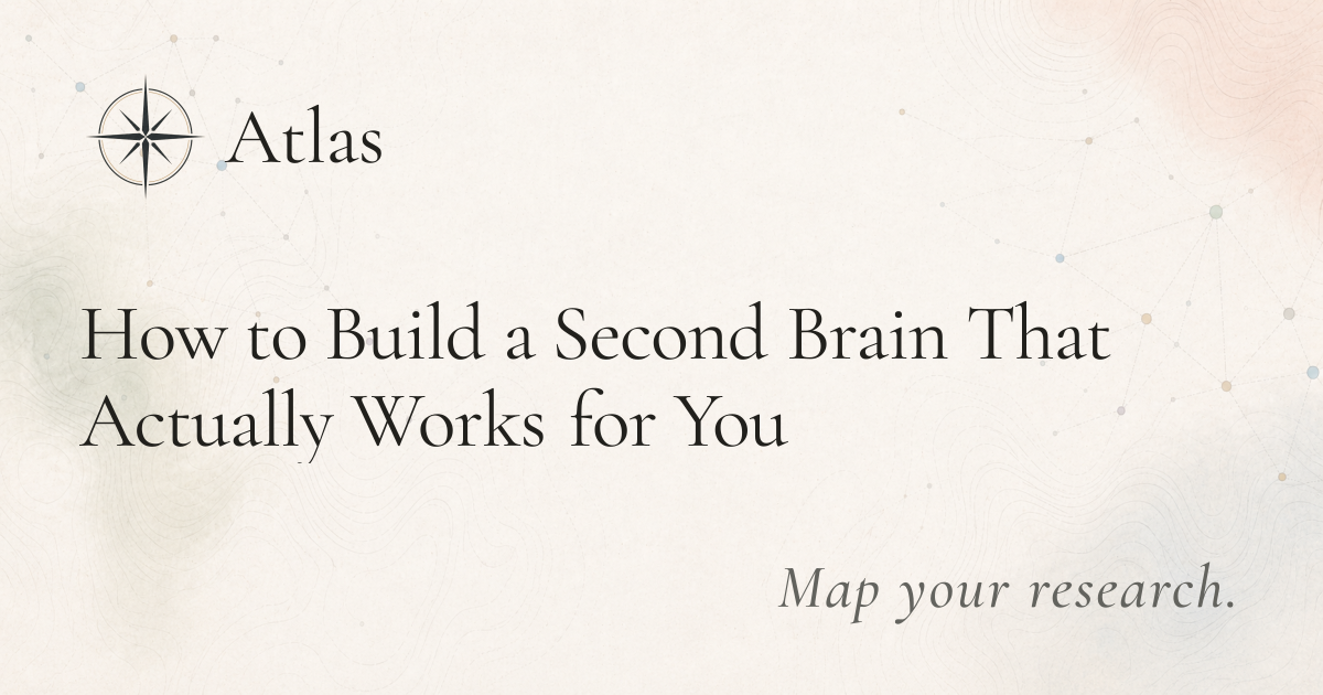 How to Build a Second Brain That Actually Works for You