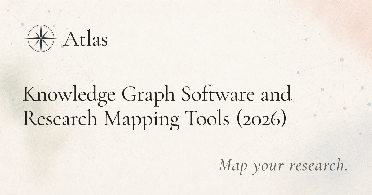 9 Best Knowledge Graph Tools (2026): Tested for Research Mapping