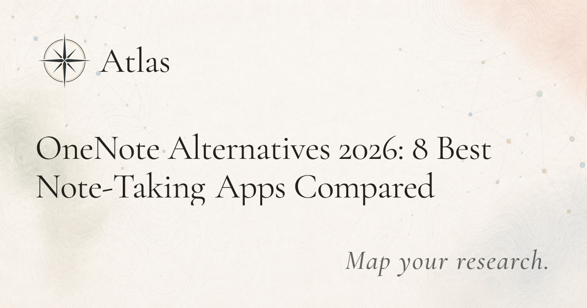 OneNote Alternatives 2026: 8 Best Note-Taking Apps Compared