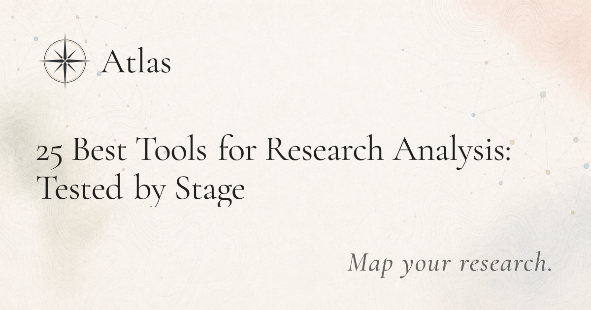 25 Best Tools for Research Analysis: Tested by Stage